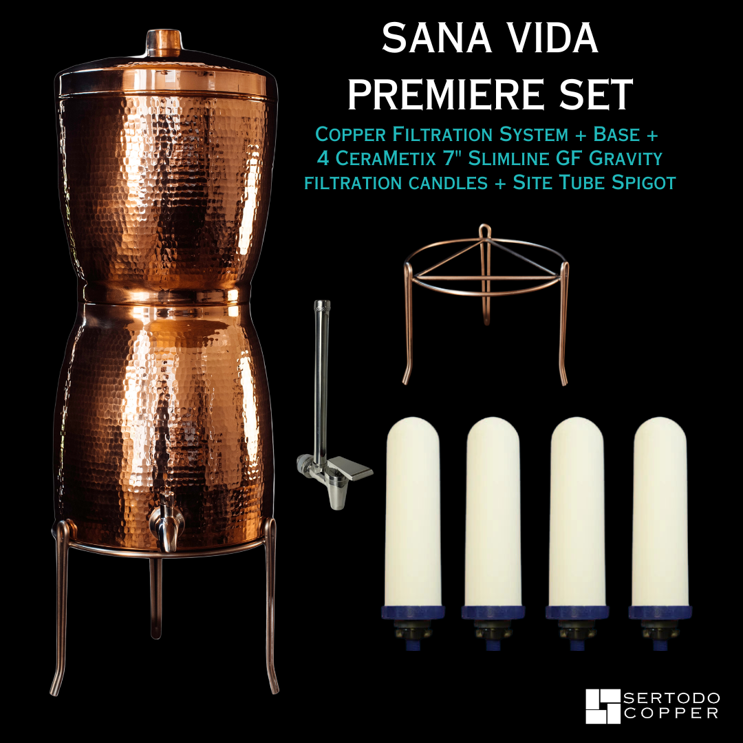 Sana Vida Copper Water Filtration Systems - Sertodo